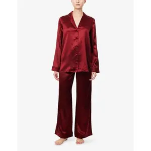 REFORMATION Ella Relaxed-fit Silk Pyjamas Set
