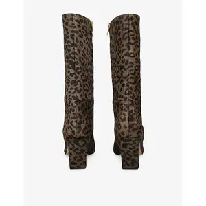 Dolce Vita Riggs Leopard Print Calf Hair Boots