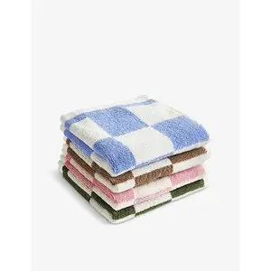 HAY Check-design Cotton Hand Towel