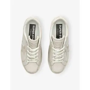 GOLDEN GOOSE Super Star Leather Trainers - Bone