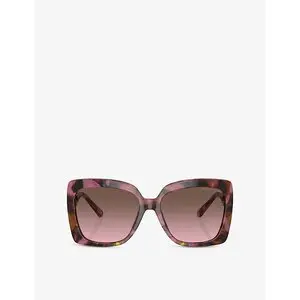 Michael Kors Butterfly-frame Acetate Sunglasses - Brown