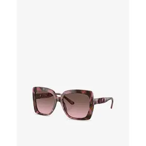 Michael Kors Butterfly-frame Acetate Sunglasses - Brown