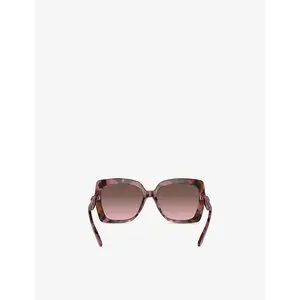 Michael Kors Butterfly-frame Acetate Sunglasses - Brown