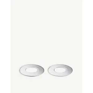 Christofle Oh! Stainless Steel Coasters 9.3 Cm - None