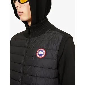 Canada Goose High-neck Padded Wool And Shell-down Gilet - Black
