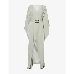 TALLER MARMO Taller Marmo Cassandra Belted Maxi Dress Ice