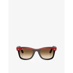 Ray-ban Wayfarer Rectangle-frame Sunglasses - Black