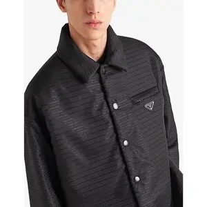 Prada Re-nylon Brand-plaque Padded Polyamide Jacket