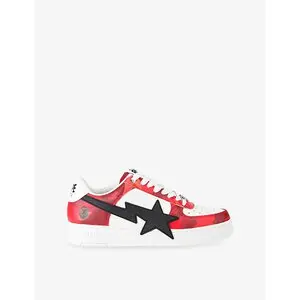 A BATHING APE Sta Os #1 M1 Leather Trainers
