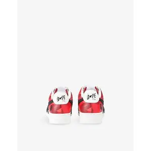 A BATHING APE Sta Os #1 M1 Leather Trainers