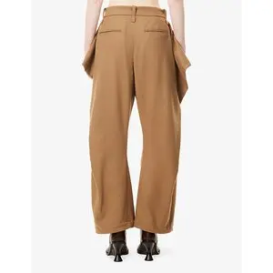 Issey Miyake Straight-leg Wool-blend Trousers
