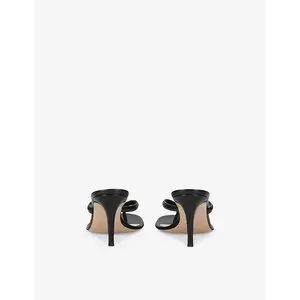GIANVITO ROSSI Calypso Heeled Leather Sandals