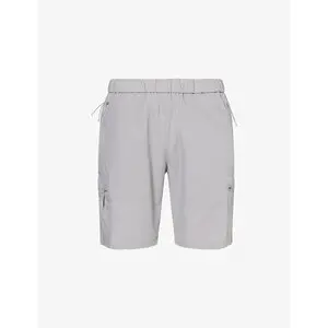 ARNE Active Cargo Zip-pocket Stretch-woven Shorts - Mid Grey