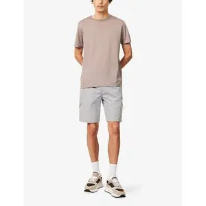 ARNE Active Cargo Zip-pocket Stretch-woven Shorts - Mid Grey