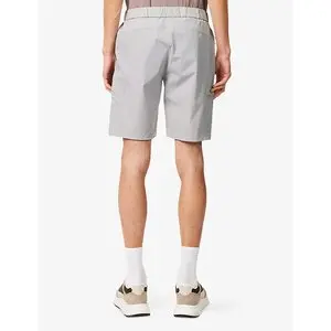 ARNE Active Cargo Zip-pocket Stretch-woven Shorts - Mid Grey