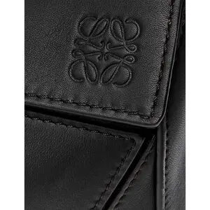 Loewe Puzzle Woven-handle Mini Leather Cross-body Bag