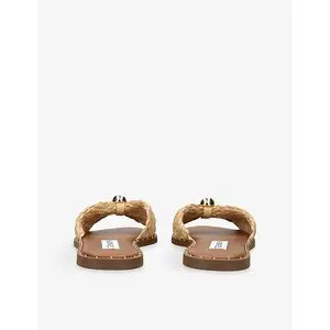 Steve Madden Dipsy Raffia Flat Sandals