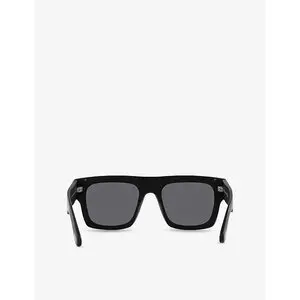TOM FORD Irregular Sunglasses - Black