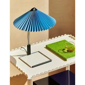 HAY Arcs Scalloped-edge Coated-steel Low Trolley 63cm