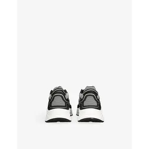 CLEENS Pulse Runner Leather And Mesh Trainers - Blk/white