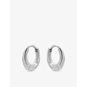 SHAUN LEANE Sabre Mini Sterling- Hoop Earrings - Silver