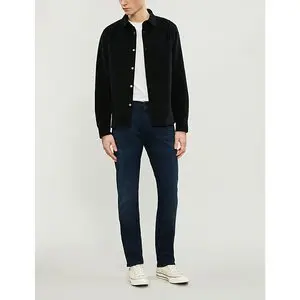 7 For All Mankind Slimmy Luxe Performance Plus Slim-fit Jeans - Deep Blue