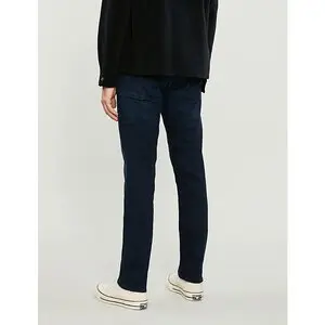 7 For All Mankind Slimmy Luxe Performance Plus Slim-fit Jeans - Deep Blue