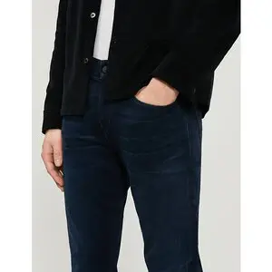 7 For All Mankind Slimmy Luxe Performance Plus Slim-fit Jeans - Deep Blue