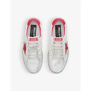 GOLDEN GOOSE Ball Star Leather Low-top Trainers - White/comb