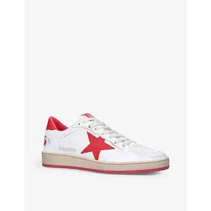 GOLDEN GOOSE Ball Star Leather Low-top Trainers - White/comb