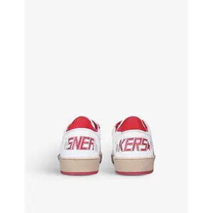 GOLDEN GOOSE Ball Star Leather Low-top Trainers - White/comb