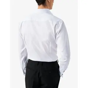 Eton Contemporary Signature French-cuff Cotton-twill Shirt - White