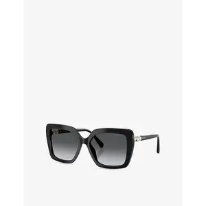 SWAROVSKI Square Frame Acetate Sunglasses