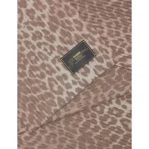 GANNI Print Stretch Wool-blend Scarf
