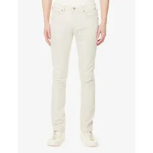 Paige Lennon Slim-fit Stretch-cotton Trousers