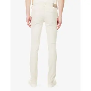 Paige Lennon Slim-fit Stretch-cotton Trousers
