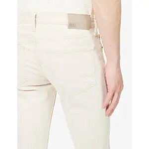Paige Lennon Slim-fit Stretch-cotton Trousers