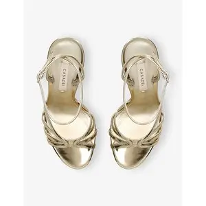 Casadei Julia 100 Patent-leather Heeled Sandals