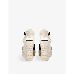 CastaÑer Chiara Lace-up Espadrilles - Black