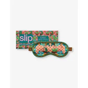 Slip Libra Graphic-print Silk Eye Mask - One-color