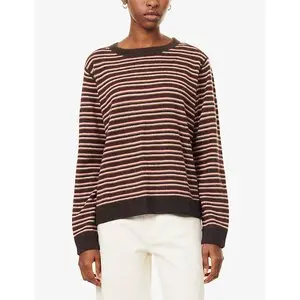 REFORMATION Striped Cashmere Jumper