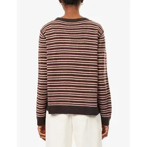 REFORMATION Striped Cashmere Jumper