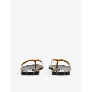 Christopher Esber Pvc Flip Flops - Black/comb