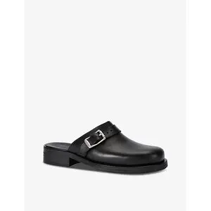 Our Legacy Camion Leather Mules - Black