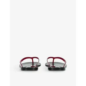 Christopher Esber Jo Pvc Flip Flops - Red/dark
