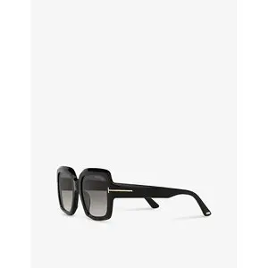 TOM FORD Kaya Square-frame Sunglasses - Black