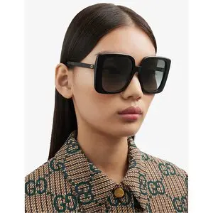 Gucci Square-frame Acetate Sunglasses