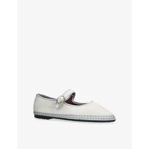 FLABELUS Dalloway Linen Ballet Flats