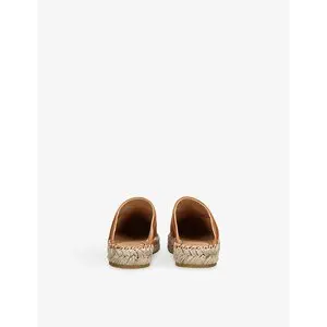 Valentino Garavani Leather Espadrille Mules