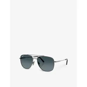 Ray-ban Square Titanium Sunglasses
